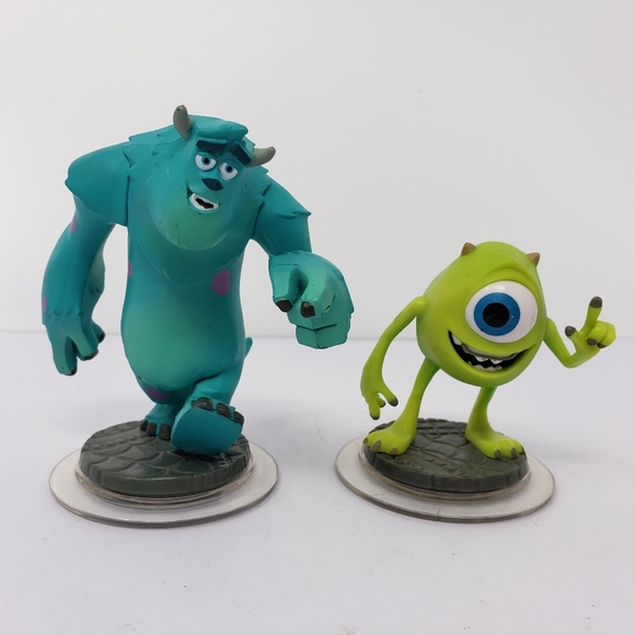 Toys | Disney Infinity Mike Wazowski And Sully Figures Monsters Inc ...